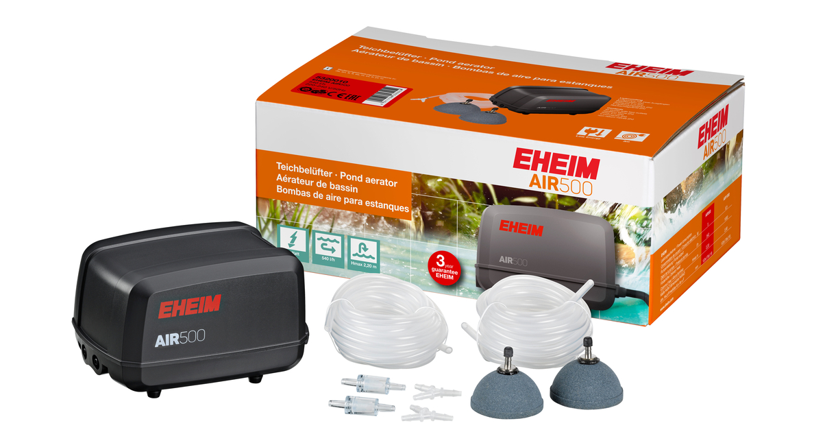 EHEIM Air 500 pompe à air 540 L/h pour l'aération de l'eau du bassin - Accessoires bassins ...